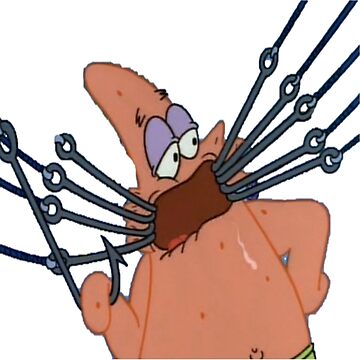 "Patrick Star Head Ripped Off" Classic T-Shirt by marcoriccione | Redbubble