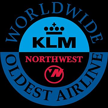 "klm airlines " Sticker for Sale by TrapTrading | Redbubble
