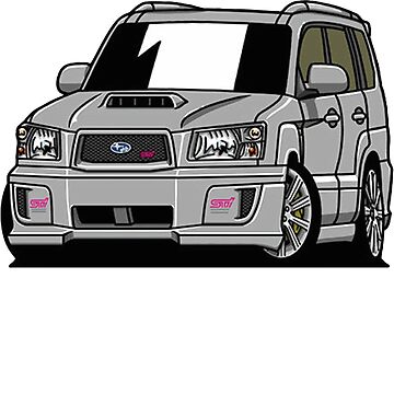 "FORESTER SG9 STI " Sticker for Sale by Berry4ogisich-L | Redbubble