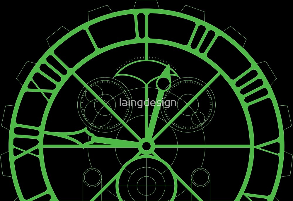 Wicked Clock Set Design Green By Laingdesign Redbubble wicked-clock-set-design-green-by-laingdesign-redbubble