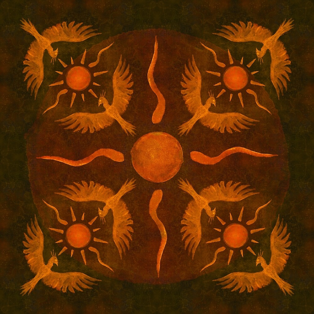 "Phoenix Sun" by Amaruuk | Redbubble