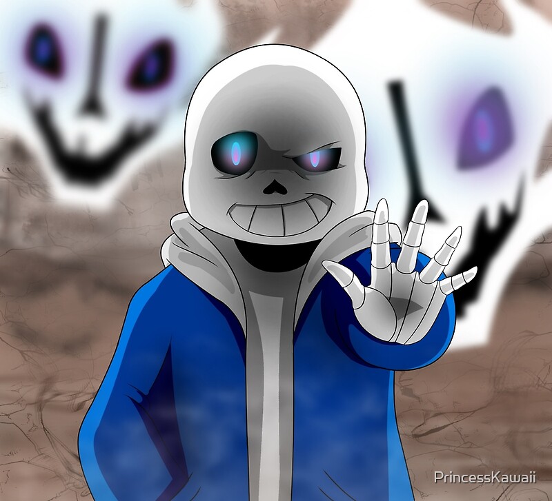 "Glitchtale Sans Blood and Bone" by PrincessKawaii | Redbubble