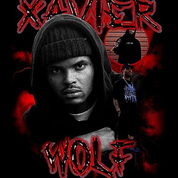 "Xavier Wulf Rap" Sticker for Sale by LiorArts | Redbubble
