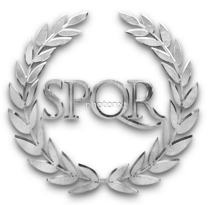 "SPQR - Senatus Populusque Romanus – Percy Jackson inspired design" by ...