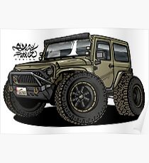Jeep Wrangler: Posters | Redbubble