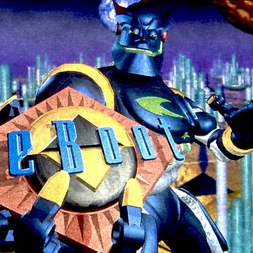 "ReBoot Megabyte Promo 1998" Sticker for Sale by Majamestic | Redbubble