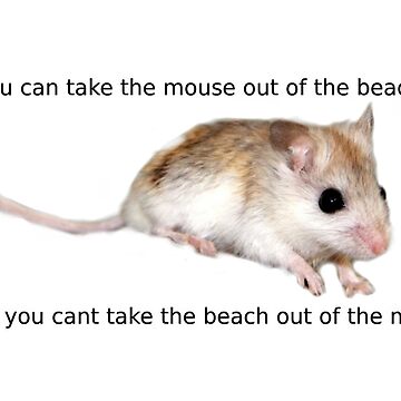 "perdido key beach mouse" Sticker for Sale by wolfsongdraws | Redbubble