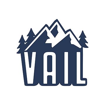 "Vail, CO Mountains" Sticker for Sale by its-anna | Redbubble