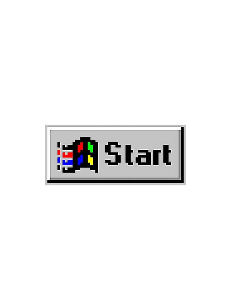 "Windows 98 Start Button" T-shirt by RobloxTheGamer | Redbubble