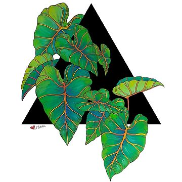 "Taro Triangle" Sticker for Sale by Jennachaplin | Redbubble