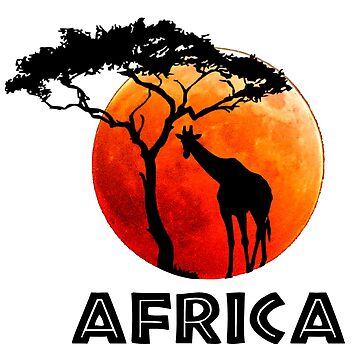 "Africa" Sticker by MrKoa | Redbubble
