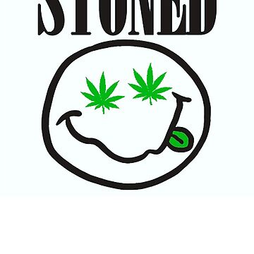 "stoned smiley" Sticker for Sale by ESQUAD | Redbubble