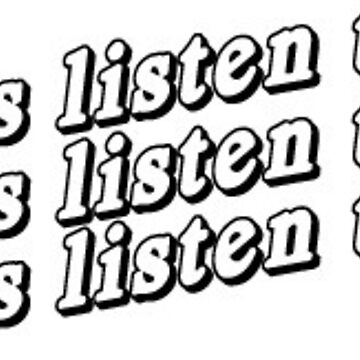 "hot girls listen to metal" Sticker for Sale by kiersten faust | Redbubble