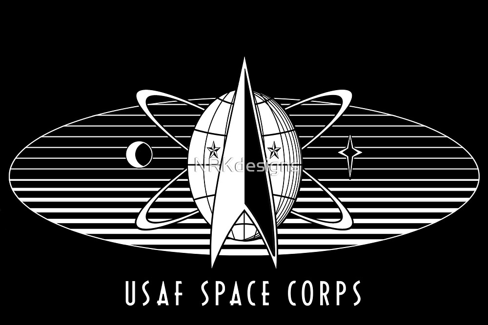 "USAF Space Corps Emblem 2" by NRKdesigns | Redbubble