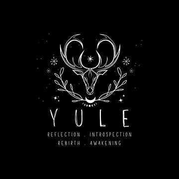 "Yule" Sticker for Sale by GoseStudio | Redbubble