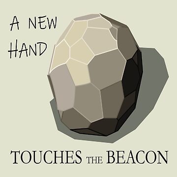 "a new hand touches the beacon" Sticker for Sale by Asmapadilla89 ...