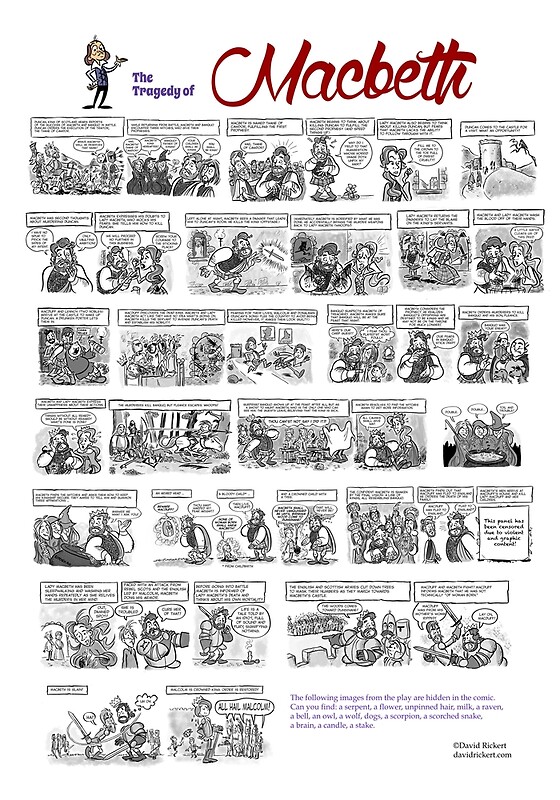 "Macbeth Comic" by davidrickert | Redbubble