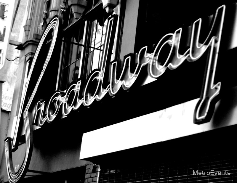 "Vintage Broadway" by MetroEvents | Redbubble