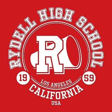 "Grease - Rydell high School L.A California USA" Essential T-Shirt for ...