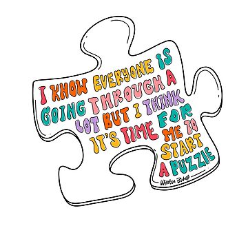 "Colorful Winston puzzle" Sticker for Sale by KingsQueen33 | Redbubble