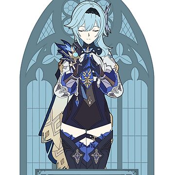 "Eula Genshin impact" Art Board Print by SAN- | Redbubble