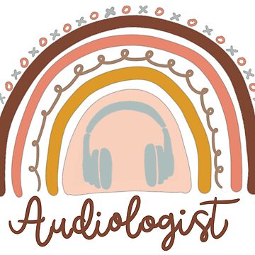 "Audiologist Rainbow" Sticker for Sale by p19baumanw | Redbubble