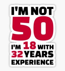 50 Geburtstag: Sticker | Redbubble