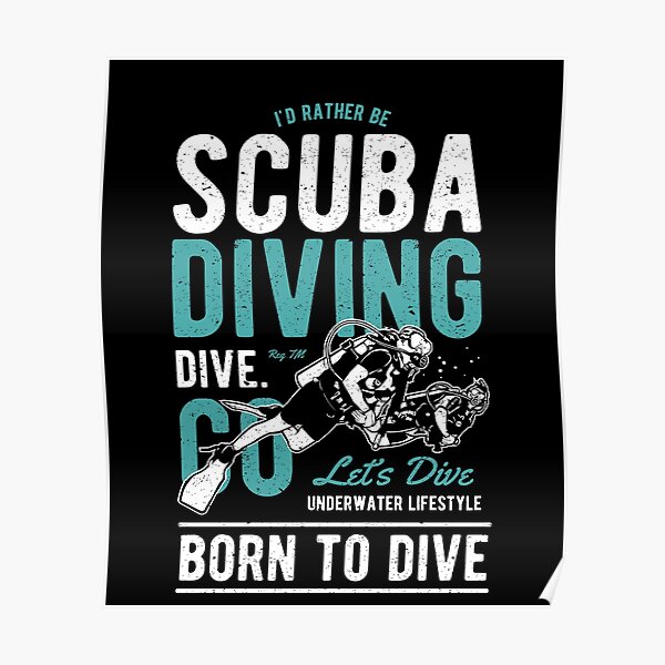 Scuba Diving Posters | Redbubble