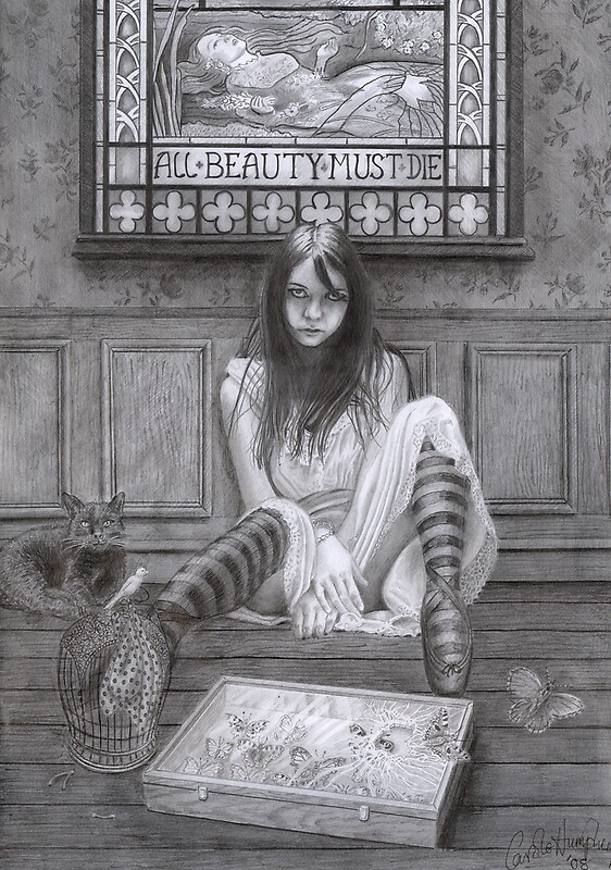 "Morbid Beauty" by CaroleHumphreys | Redbubble