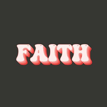 "Faith - Name" Sticker for Sale by kindxinn | Redbubble