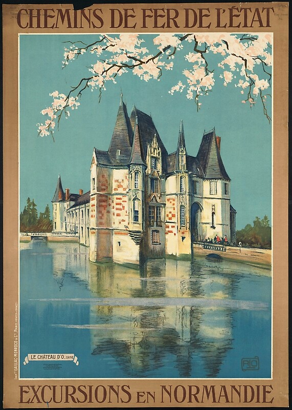 "Normandy France Vintage Travel Advertisement Art Poster" by jnniepce ...