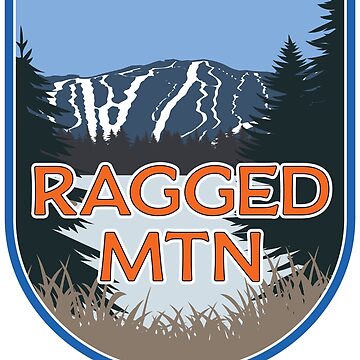 "Ragged Mtn" Sticker for Sale by Ski Classic NH | Redbubble