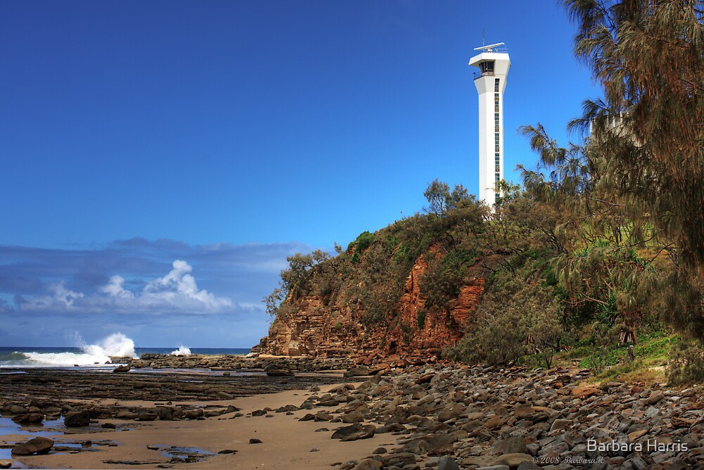 "Point Cartwright Lighthouse.-6003-HDR" by Barbara Harris | Redbubble