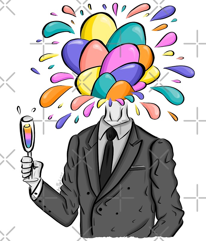 "Kingsman Exploading Head" by Sam Nygard | Redbubble