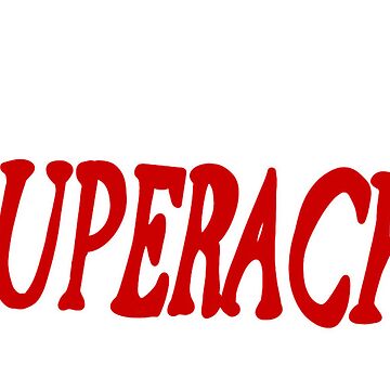 "superache sticker" Sticker for Sale by emersonallaire | Redbubble