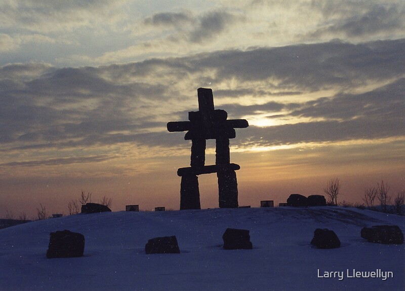 "Inukshuk.... Inuit Culture....." by Larry Llewellyn | Redbubble