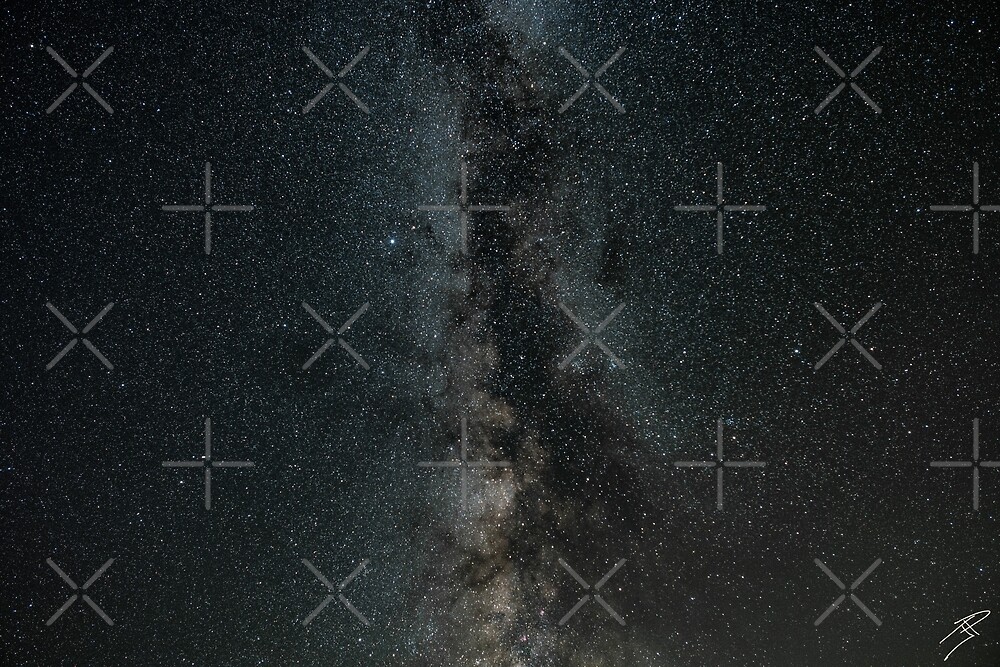 "Peering into the Center of the Milky Way" by Sidetrakn | Redbubble