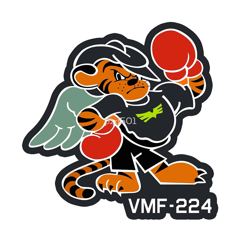 "USMC - VMF-224 Marine Fighter Squadron - Clean Style" by pzd501 ...