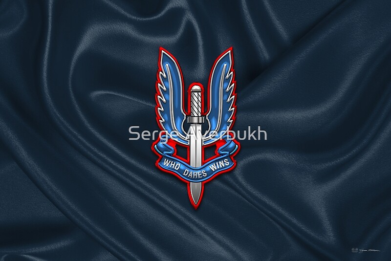 "Special Air Service - SAS Insignia over Unit Flag" by Serge Averbukh ...