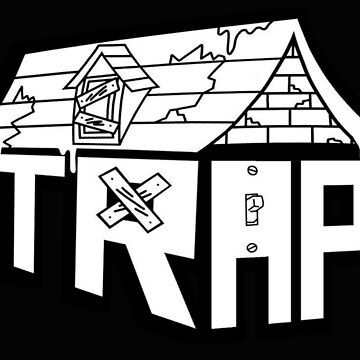 "Run the Trap House Sign " Art Board Print for Sale by Festival Drip ...