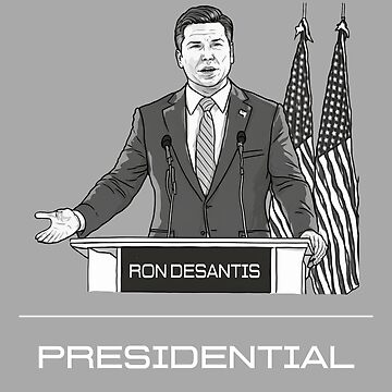 "Ron DeSantis on Stage Grey | Ron DeSantis 2024 | Ron DeSantis Stickers ...
