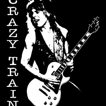 "Crazy Train Randy Heavy Metal Guitarist Rock Band Rhoads " Essential T ...