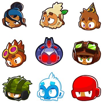 "Btd 6 For Best Kids Pack" Sticker for Sale by Erina-Tayna | Redbubble