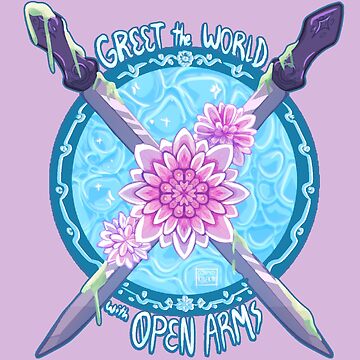 "Greet the World With Open Arms" Art Board Print for Sale by ...