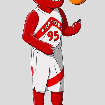 "The Raptor - Toronto Raptors Basketball Mascot" Sticker for Sale by ...