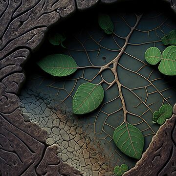 "Leaf Texture #2" Sticker for Sale by Keegan Maxwell | Redbubble