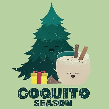 "Coquito Season" Sticker by Rochenmann | Redbubble