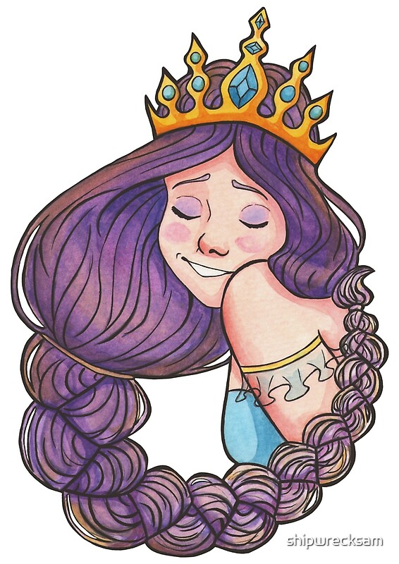 "Purple Princess" by shipwrecksam | Redbubble