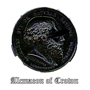 "Alcmaeon of Croton" Sticker by Issyl | Redbubble