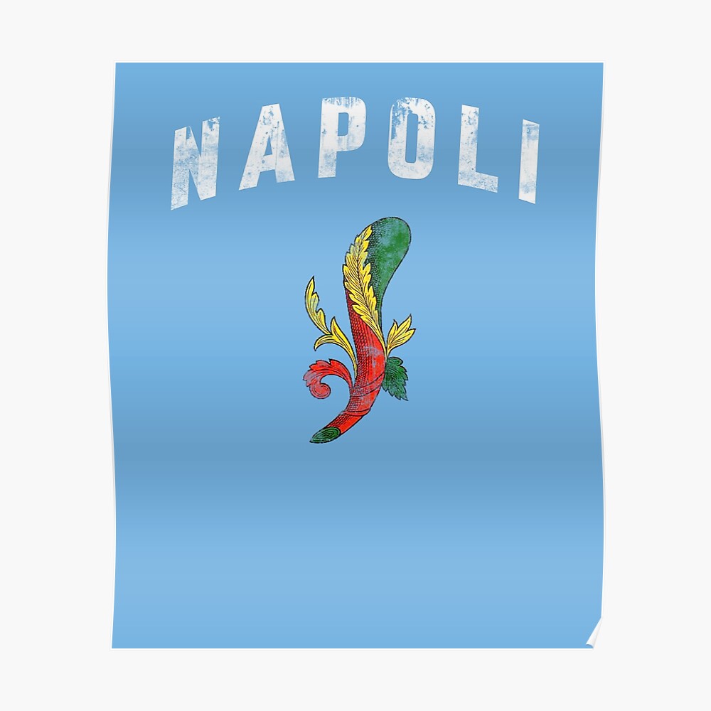 "Napoli - Naples, Italy Italian Scopa Symbol" Poster by Vivara | Redbubble